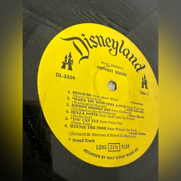 Disney | Media | Vintage Record Disneyland Vinyl Records Disney Records ...